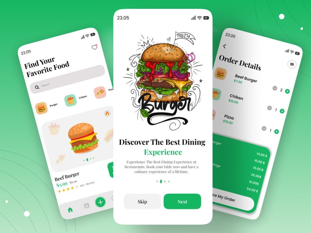 The Ultimate Guide to Food and Restaurant App UI Design: Key Features ...